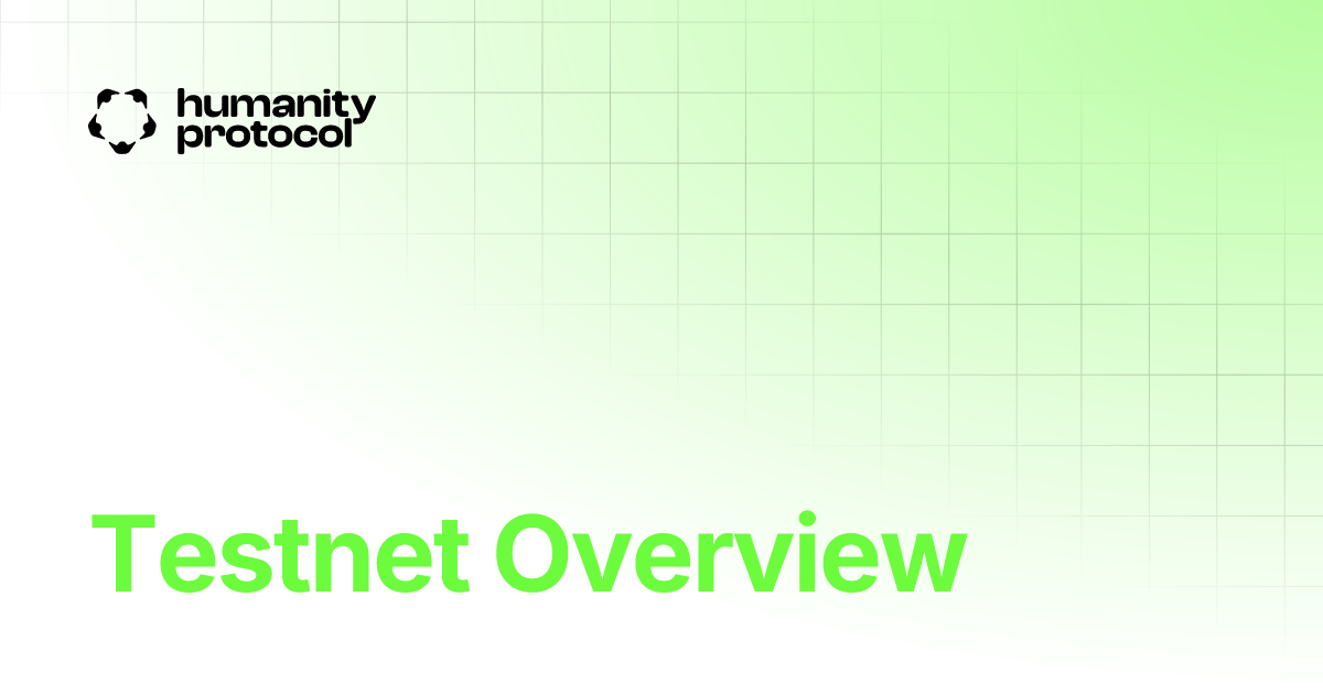 Testnet Overview | Humanity Protocol Docs
